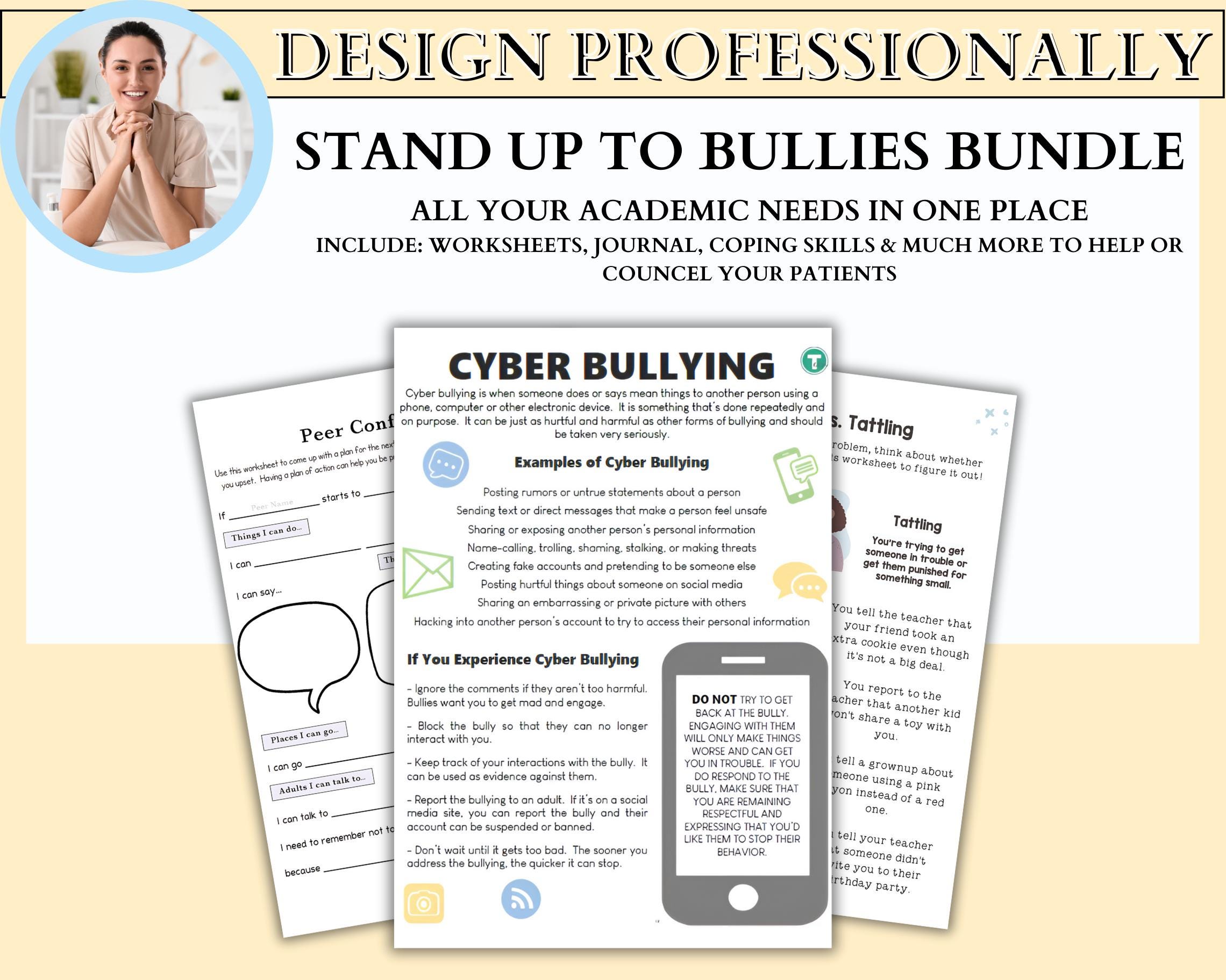 Stand up to Bullies. A Fun and Engaging Workbook for Kids. Bullying ...