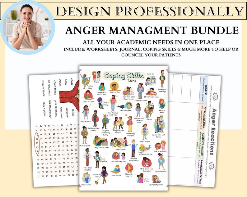 Anger Management for Teens and Adults. Anger Workbook. Self-regulation ...