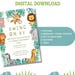 Jungle Safari Adventure Birthday Invitation Template, Digital Download ...