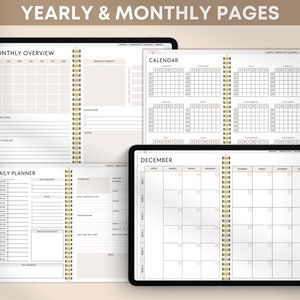 Ultimate Undated Life Planner, Undated Digital Planner, iPad Planner ...