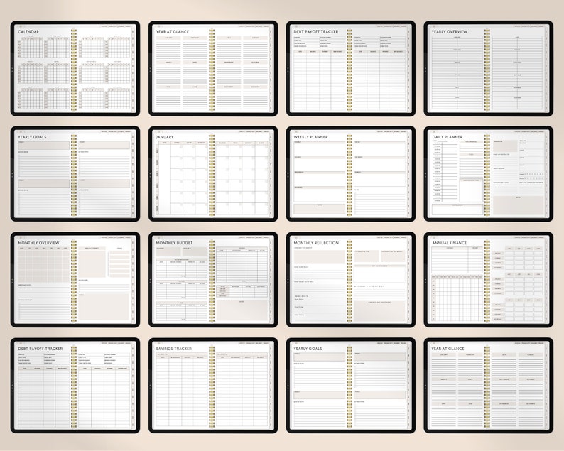 Ultimate Undated Life Planner, Undated Digital Planner, iPad Planner ...