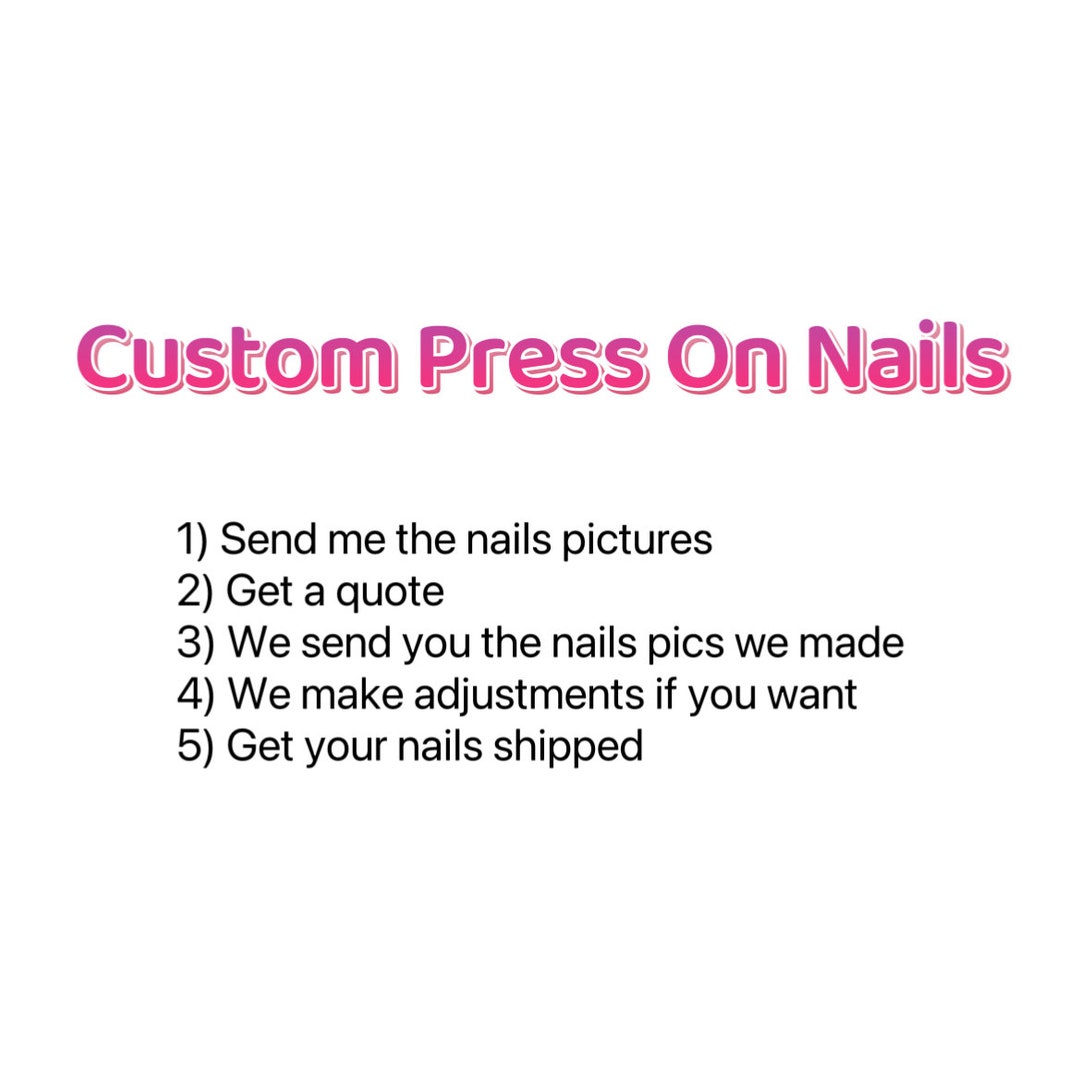 Personalized Nails Custom Nails Order to Make - Etsy