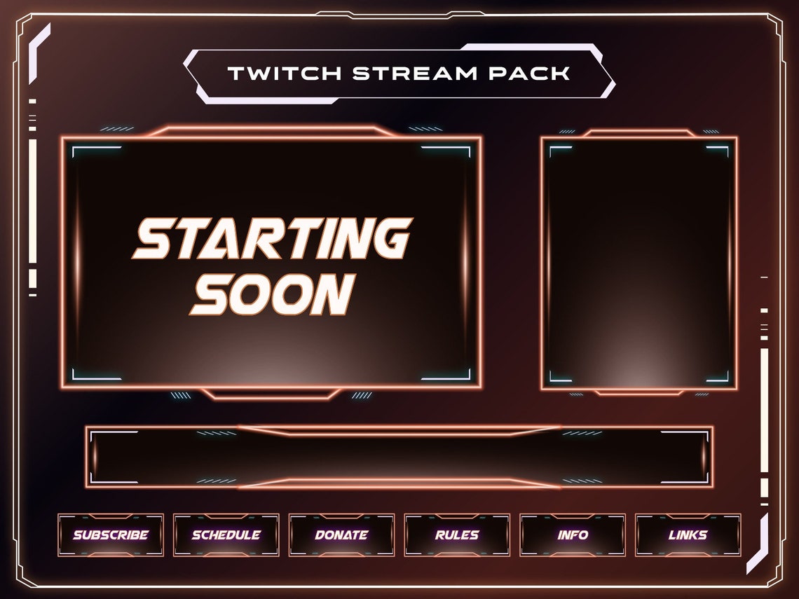 Twitch Overlay Package, Twitch Overlay Static Overlay, Coffe Overlay ...