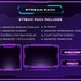 Twitch Overlay Animated Streams, Overlay Webcam Overlay Twitch Panel ...