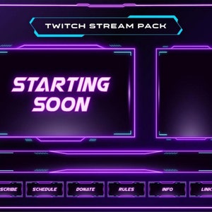Twitch Overlay Animated Streams, Overlay Webcam Overlay Twitch Panel ...