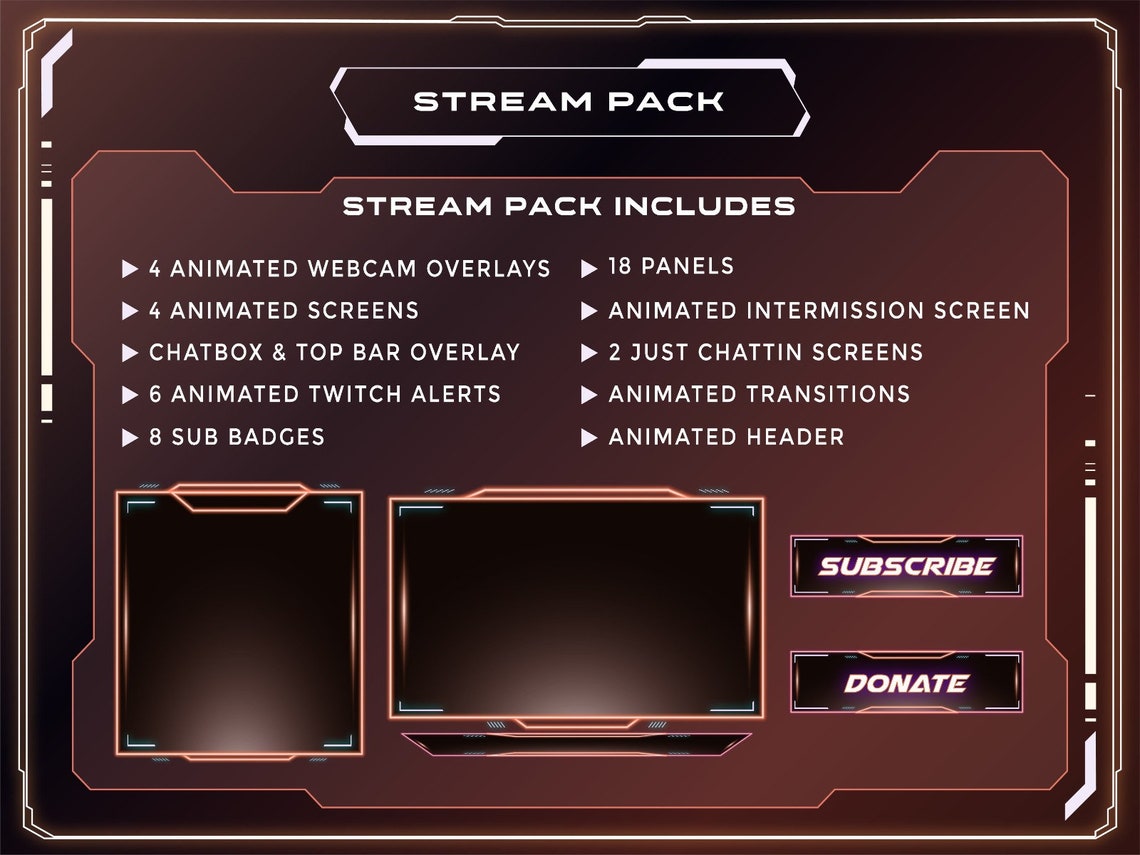 Twitch Overlay Package, Twitch Overlay Static Overlay, Coffe Overlay ...