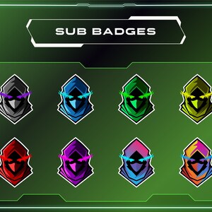 Twitch Stream Package Green Overlay Package Overlay Stream Pack Static ...