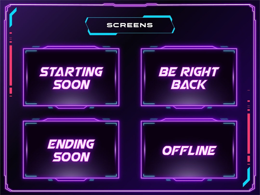 Twitch Overlay Animated Streams, Overlay Webcam Overlay Twitch Panel ...