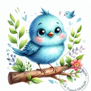 Watercolor Bird Clipart Watercolor Cute Little Birds Clip Art Easter ...