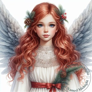 Christmas Angel Clipart 11 JPG Angels Watercolor Clipart Xmas Angels ...