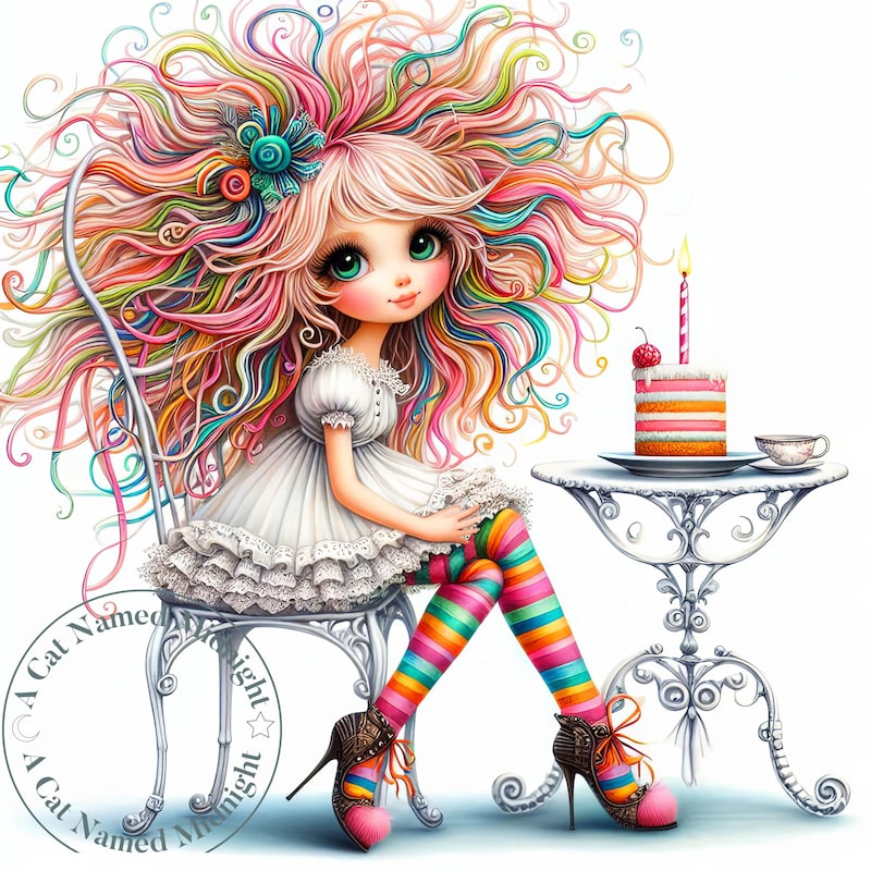 Clip Art Quirky Birthday - Etsy UK