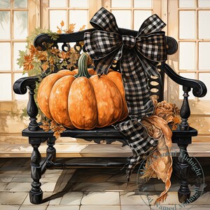 Gothic Pumpkin Clipart 11 Images Watercolor Fall Clip Art Autumn ...