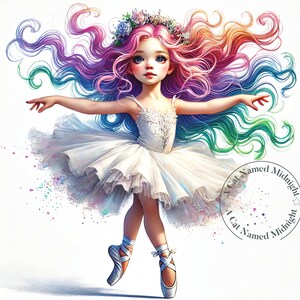 Cute Little Ballerina Clipart 10 JPG Images - Etsy
