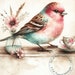 Shabby Chic Birds Vintage Style Clipart | 11 JPG Images - Etsy