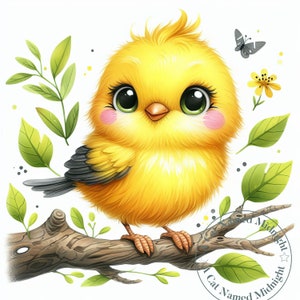Watercolor Bird Clipart Watercolor Cute Little Birds Clip Art Easter ...