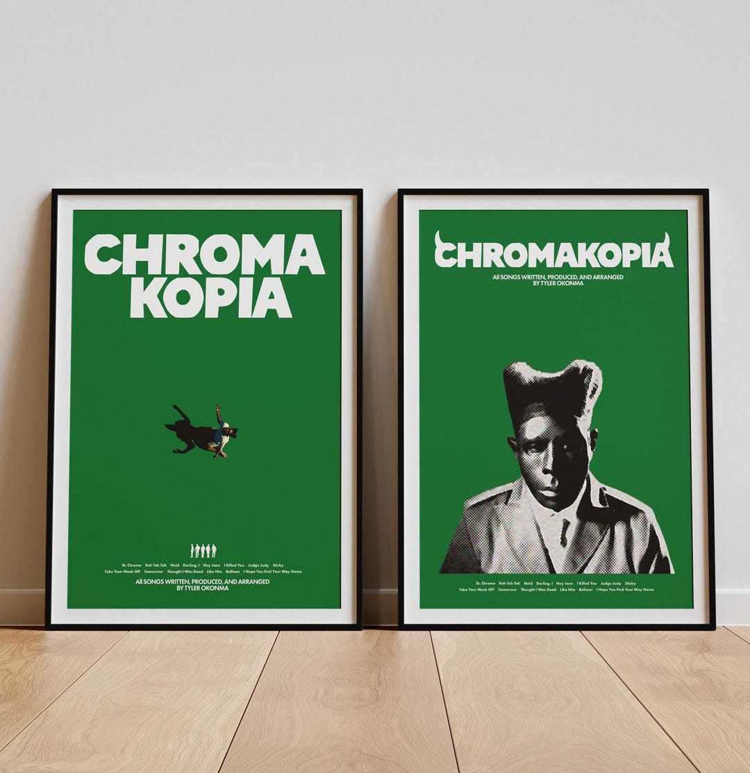 Tyler the Creator Chromakopia Poster, Igor, Flowerboy, Modern Art Print ...