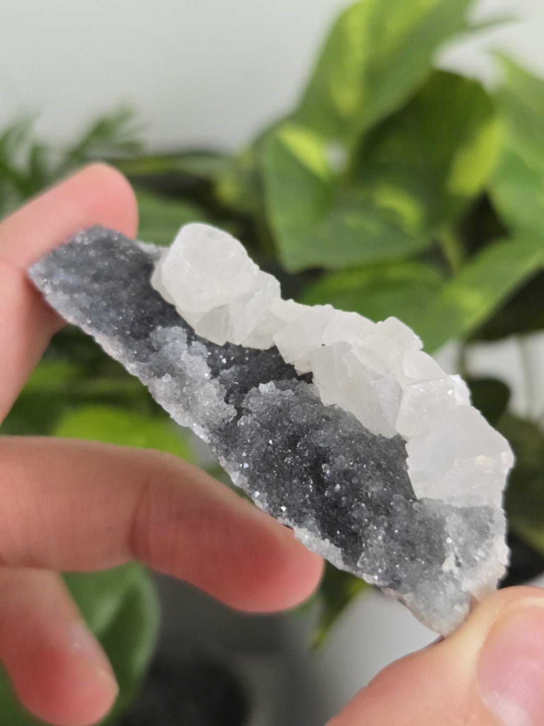 Hexagonal White Calcite (2 Options - You Choose!) - Frosty White ...
