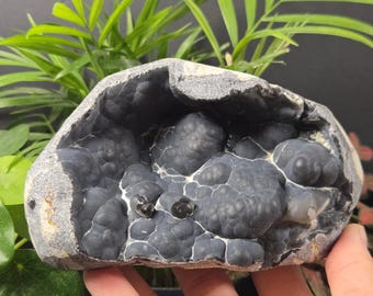 Large Volcano Agate Sphere With Botryoidal Portal Inclusions – UV ...