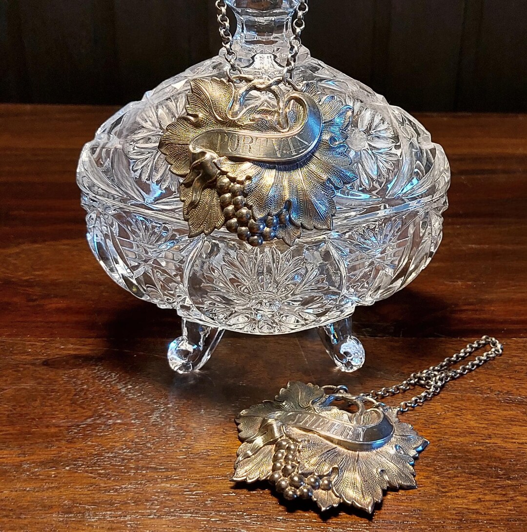 Antique Swedish Early-1900's Liquor Decanter Labels "sherry" and ...