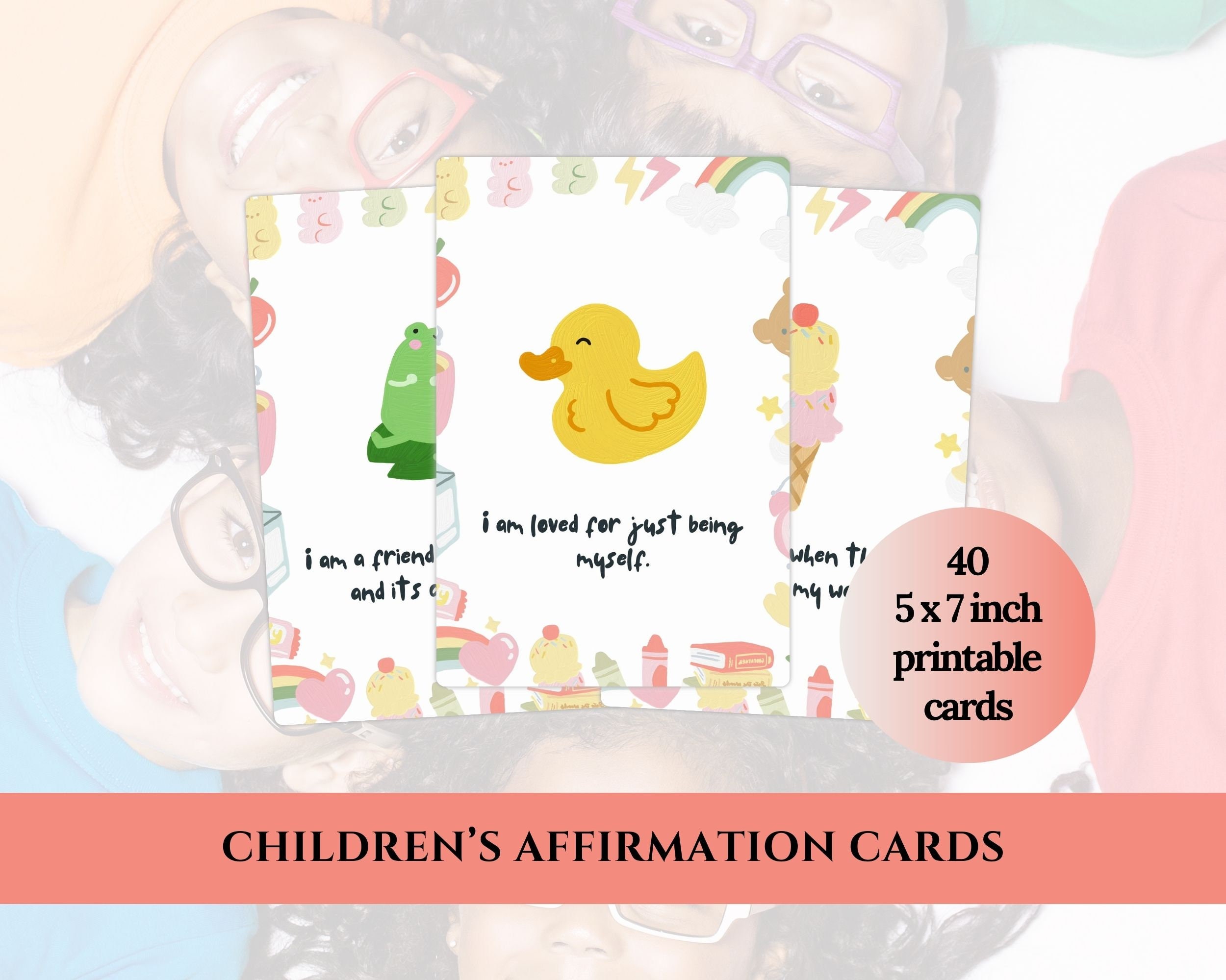 Children Affirmation Cards, Positive Quotes, Self Esteem, Self Love ...