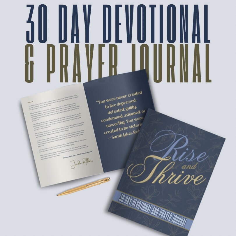 Rise and Thrive: 30 Day Devotional & Prayer Journal - Etsy