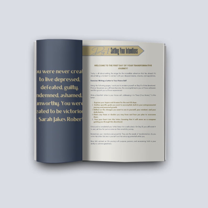 Rise and Thrive: 30 Day Devotional & Prayer Journal - Etsy