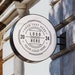 Personalized Double - Two Sided Round Blade Sign - Custom Storefront ...