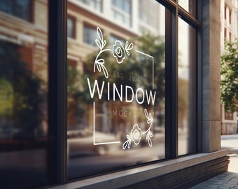 Vinyl Window Decal, Standard / Custom Sizes, PEEL AND STICK, Window ...