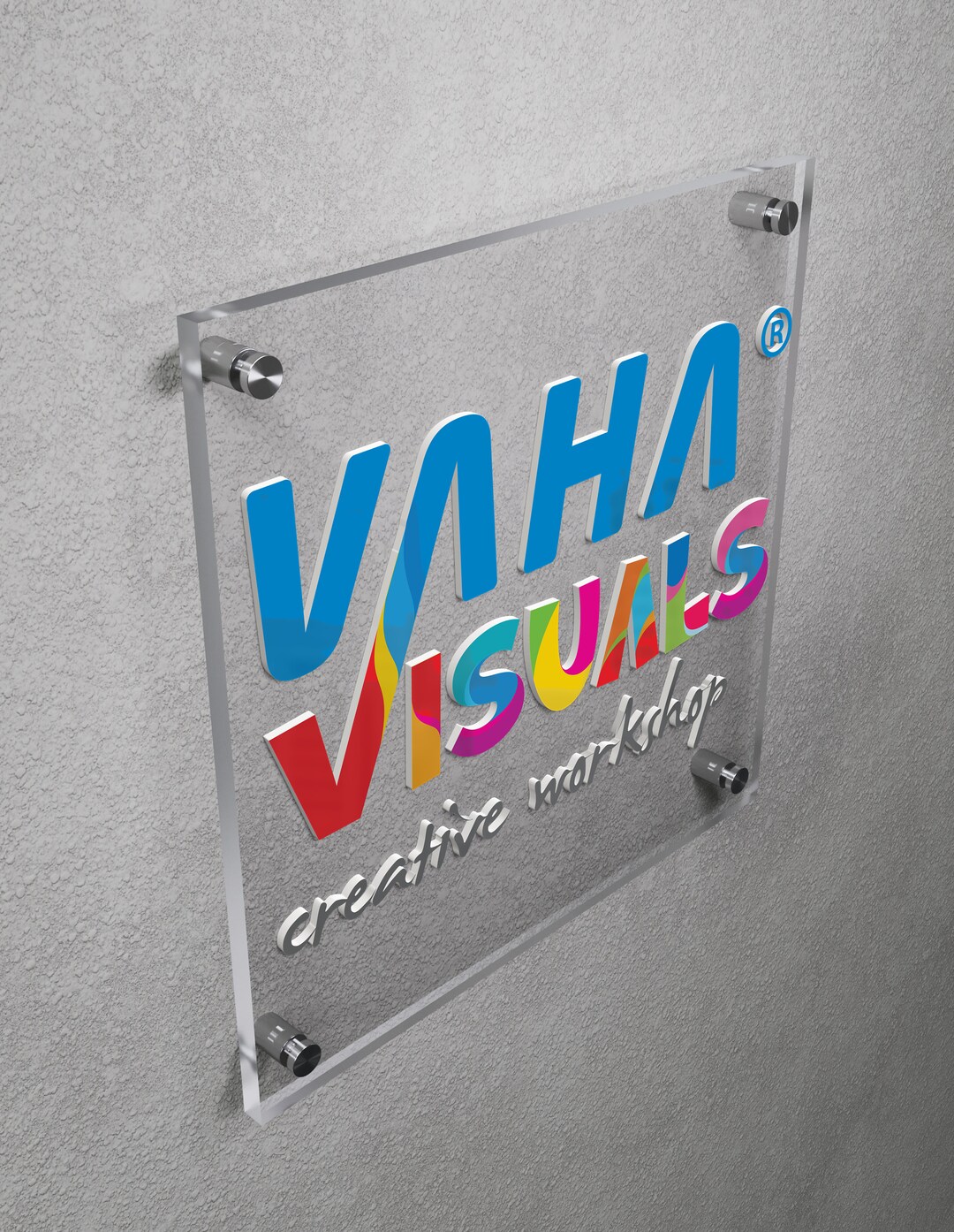 Custom Acrylic Cut Out Logo Sign, Business Office Decor, Corporate ...