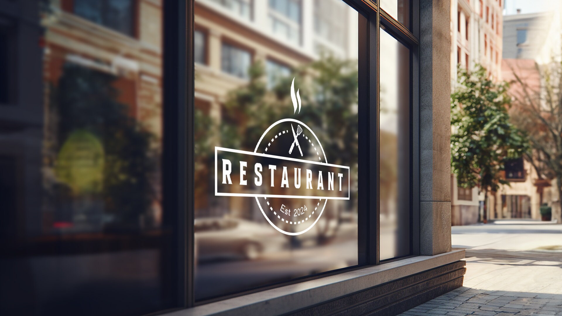 Restaurant Vinyl Window Decal, Standard / Custom Sizes, PEEL AND STICK ...