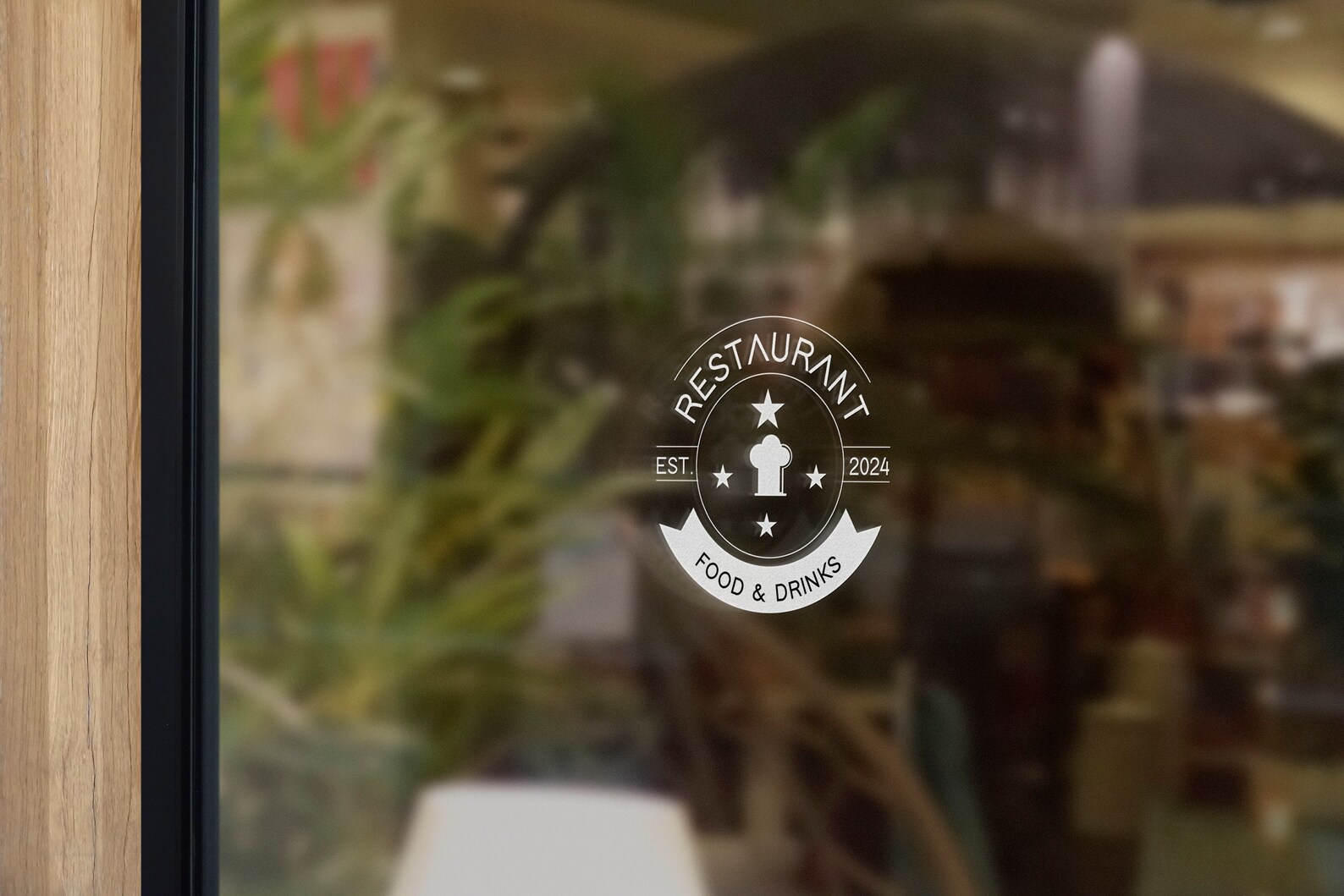 Restaurant Vinyl Window Decal, Standard / Custom Sizes, PEEL AND STICK ...