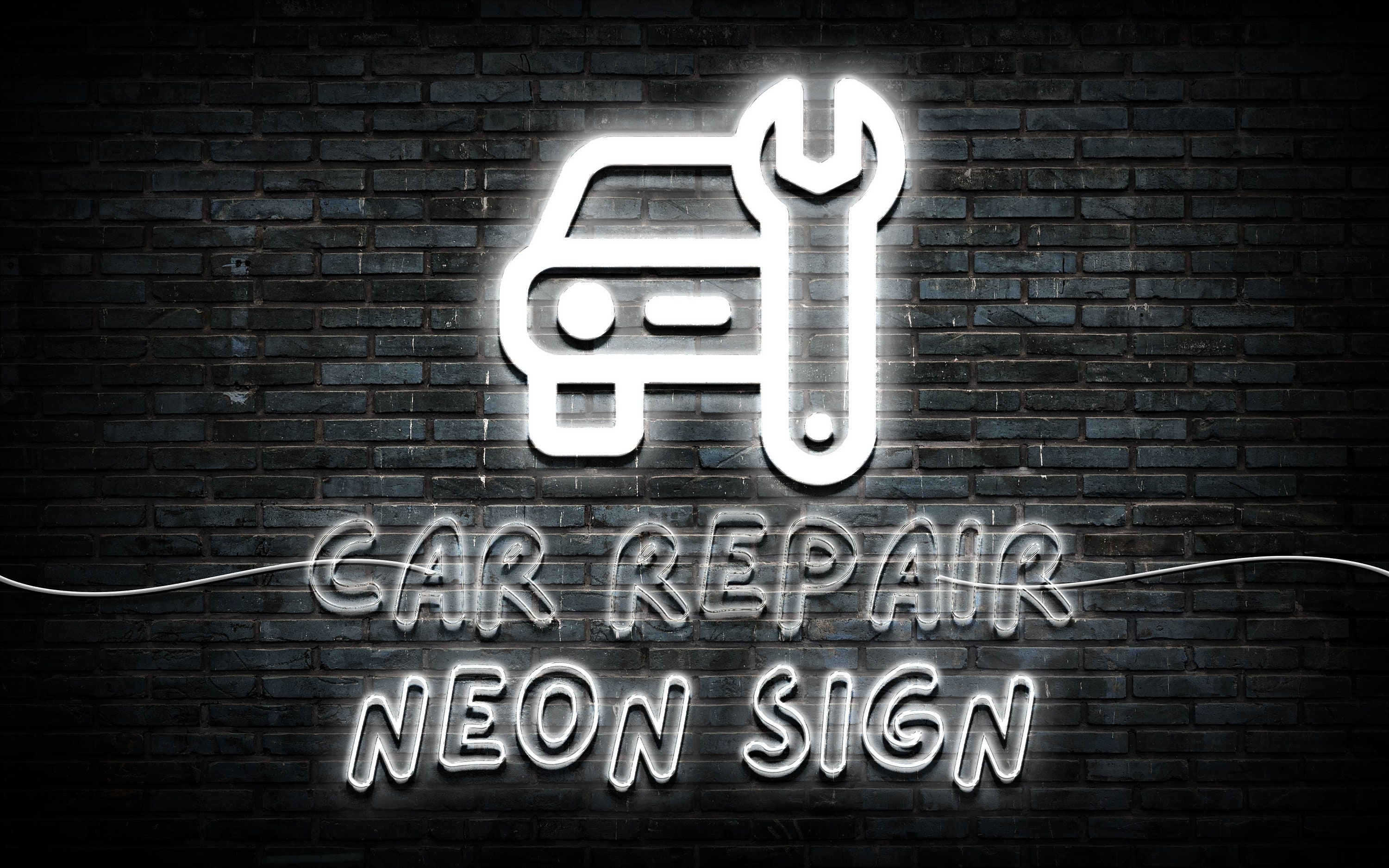 Custom Neon Signs Car Shop, Mechanic Neon Sign for Business, Stores ...