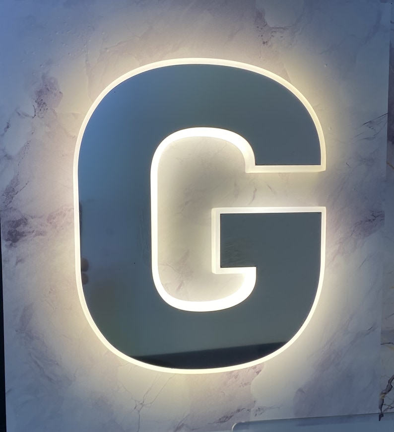 Custom 3D Led Lit Channel Letters, Acrylic Face & Halo Lit Channel ...