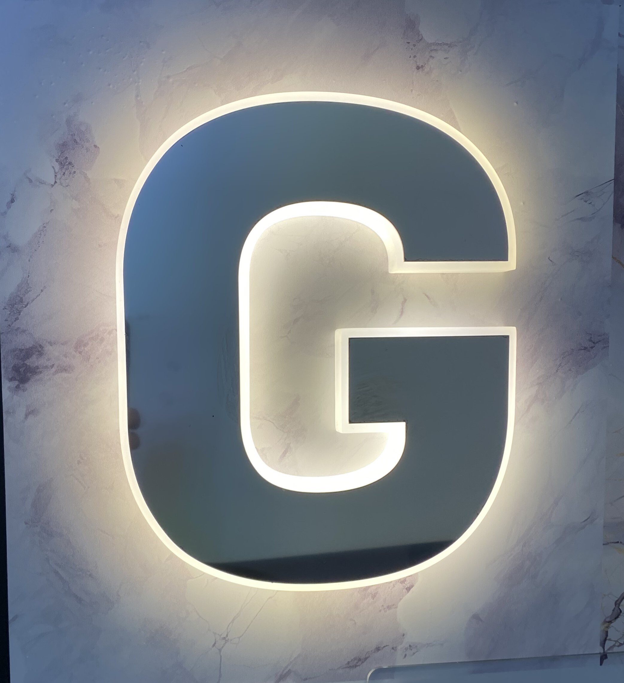 Custom 3D Led Lit Channel Letters, Acrylic Face & Halo Lit Channel ...