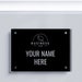Custom ACM Business Logo Sign - Office Door Decor Modern Design ...