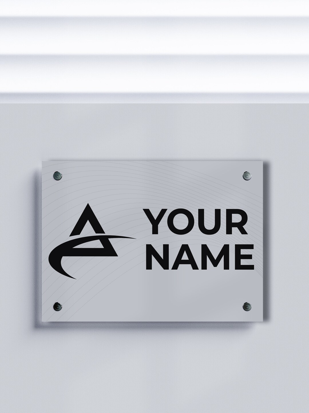 Custom ACM Business Logo Sign - Office Door Decor Modern Design ...