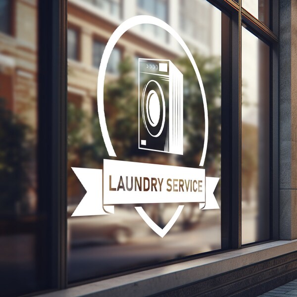 Laundromat Decal and Signs - Etsy