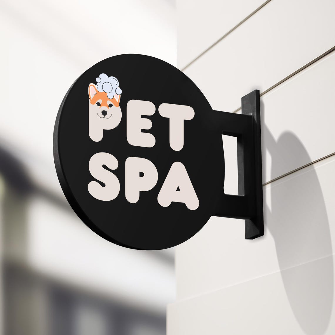 Double-sided Pet Spa Blade Sign: Custom Grooming Salon Decor - Etsy