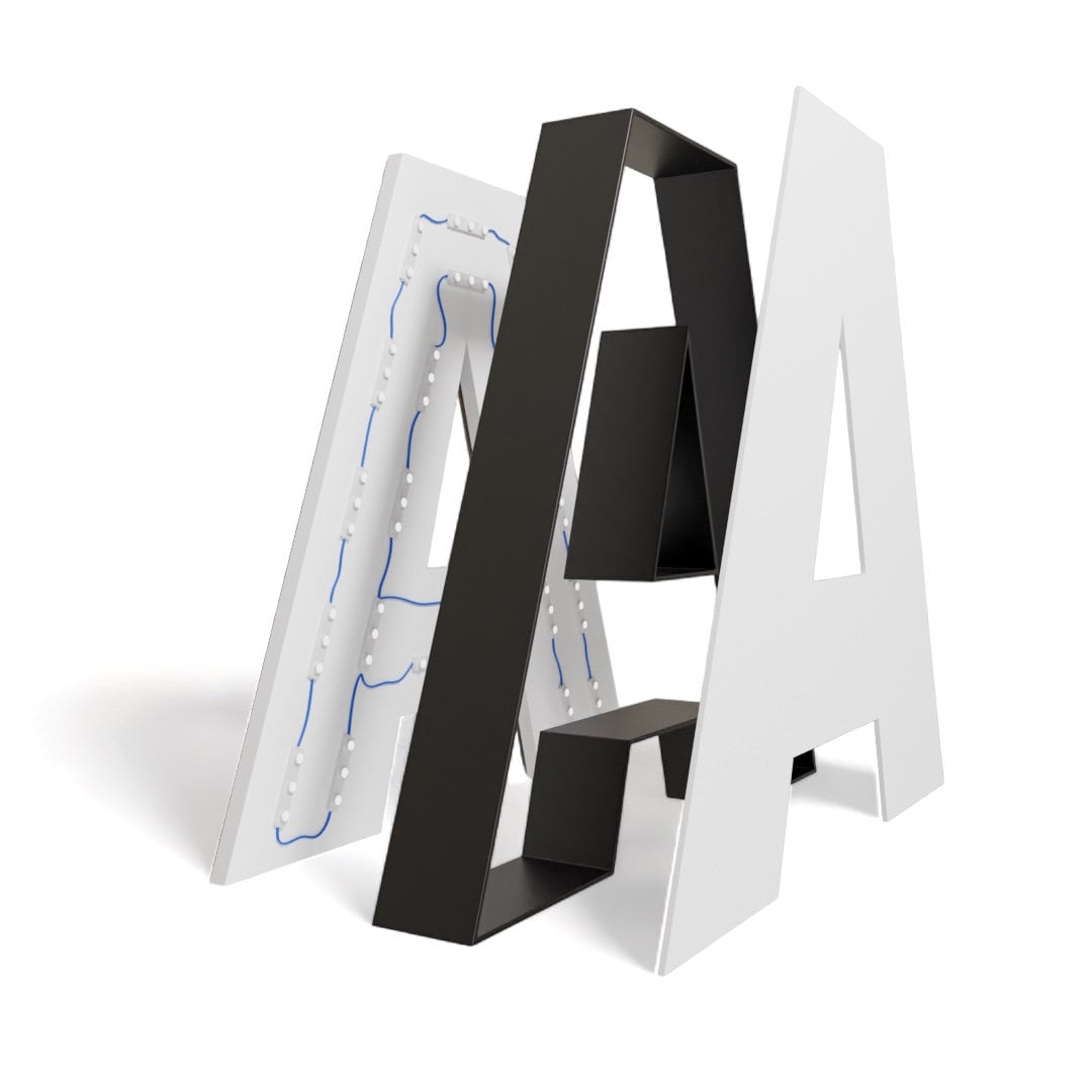 Custom 3D Channel Letters LED Backlit, Personalized Storefront & Indoor ...