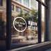 Vinyl Window Decal, Standard / Custom Sizes, PEEL AND STICK, Window ...