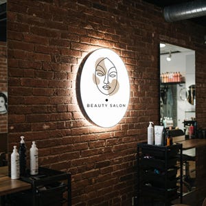 Custom Acrylic and Aluminum Light Box Sign – Front and Backlit, Frame ...