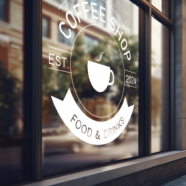 Coffee Shop Decals - Etsy