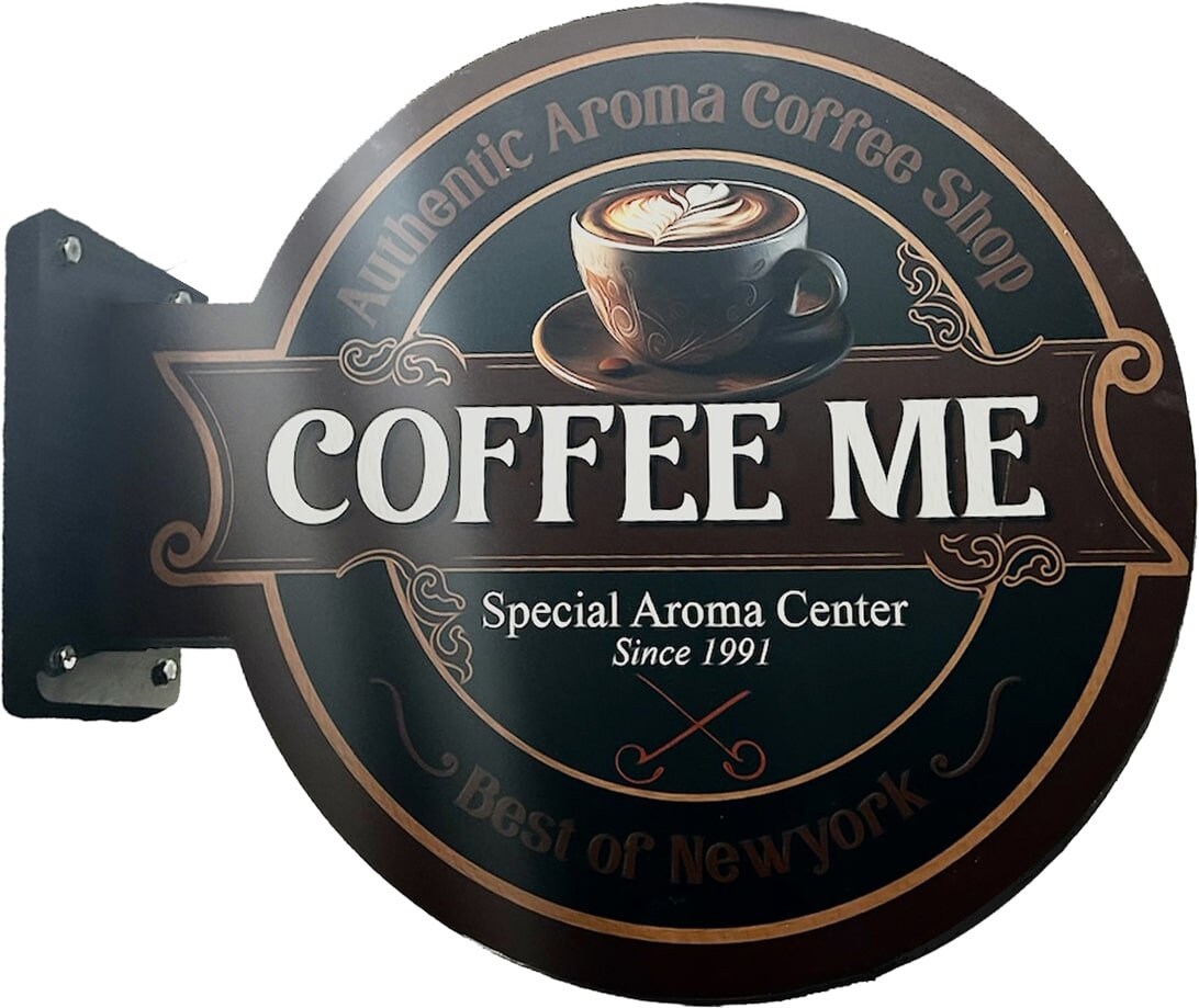 PVC Sign Double-sided Custom Business Sign, Round Sign, Storefront Sign ...