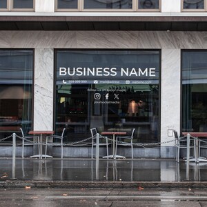 Vinyl Window Decal, Standard / Custom Sizes, PEEL AND STICK, Window ...