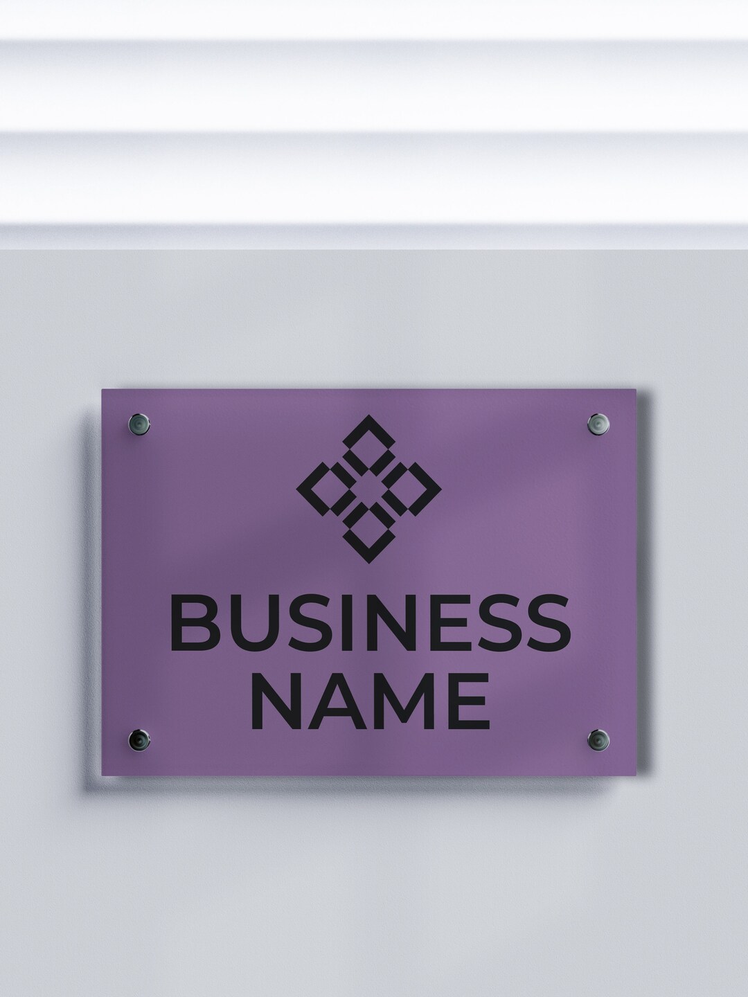 Custom ACM Business Logo Sign - Office Door Decor Modern Design ...