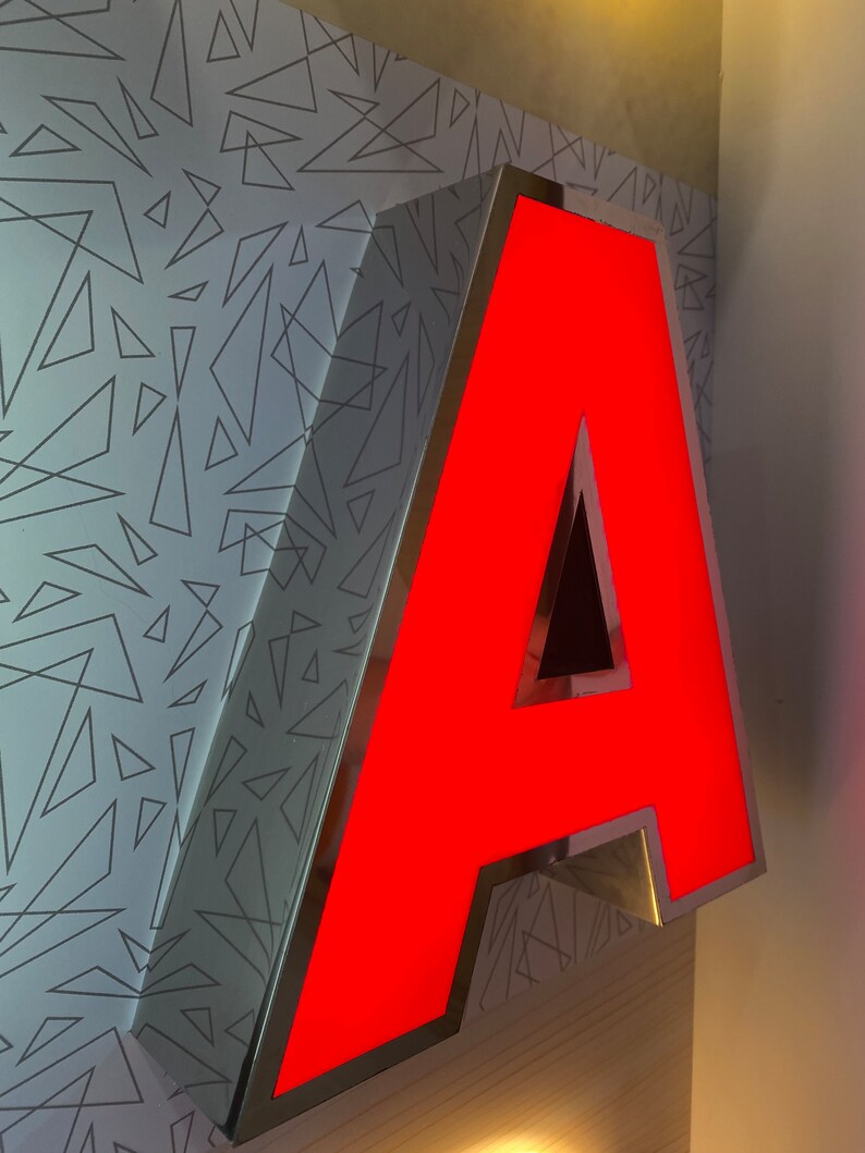 Custom 3D Led Lit Channel Letters, Acrylic Face & Halo Lit Channel ...