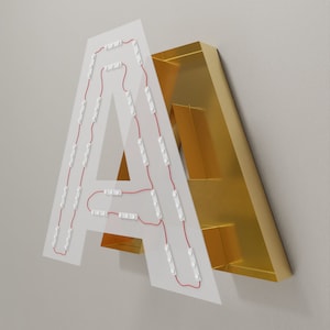 Custom 3D Channel Letters - LED Front-lit, Personalized Storefront ...