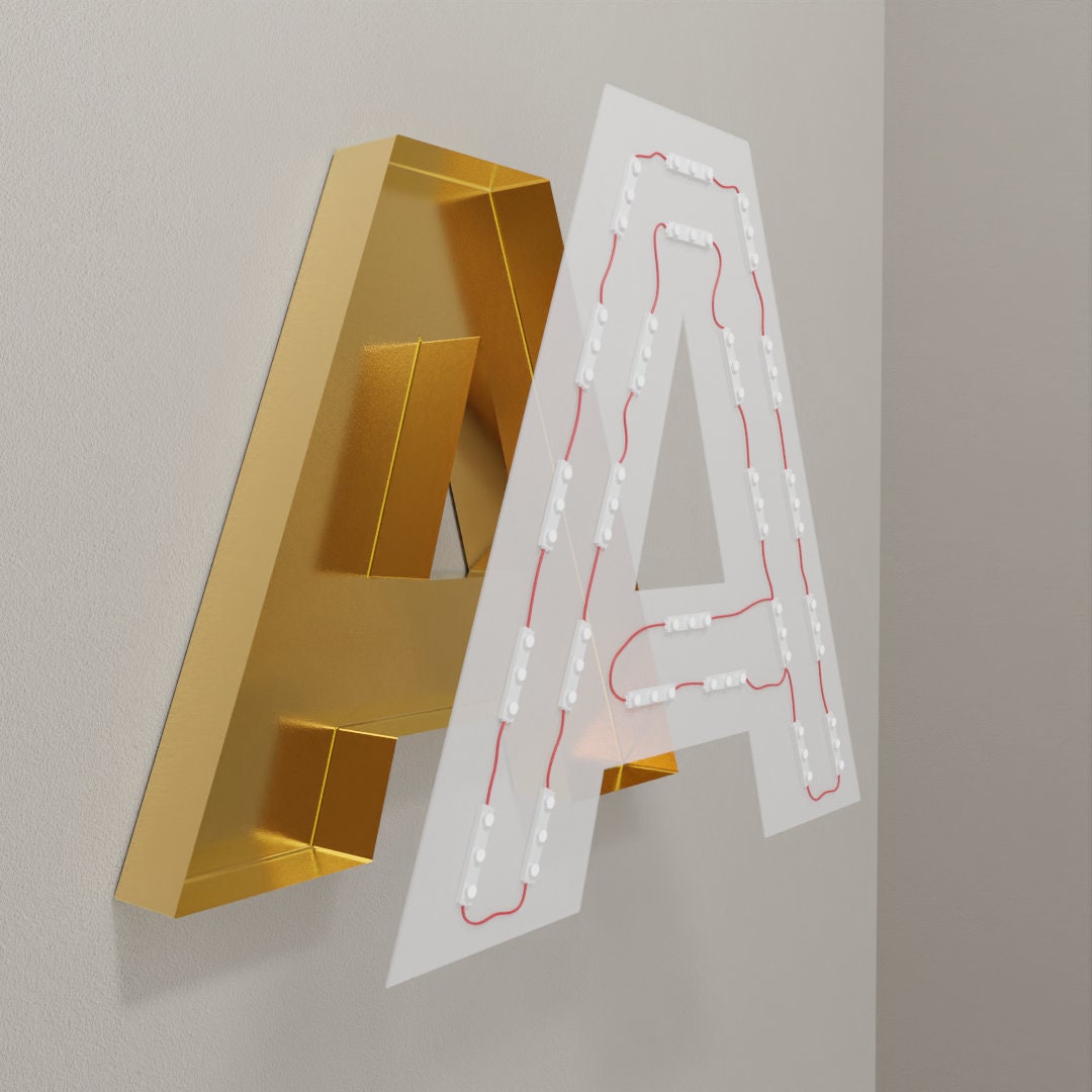 Custom 3D Channel Letters - LED Front-lit, Personalized Storefront ...