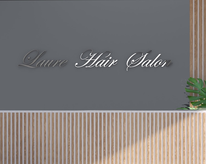 Gold Letters Personalized Acrylic Sign Gold, Silver Mirror Aceylic ...