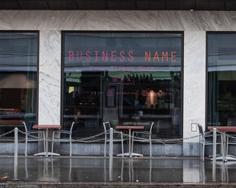 Vinyl Window Decal, Standard / Custom Sizes, PEEL AND STICK, Window ...